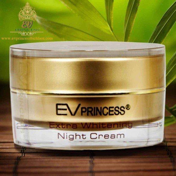 EV Princess Extra Whitening Night Cream sản phẩm dưỡng trắng da