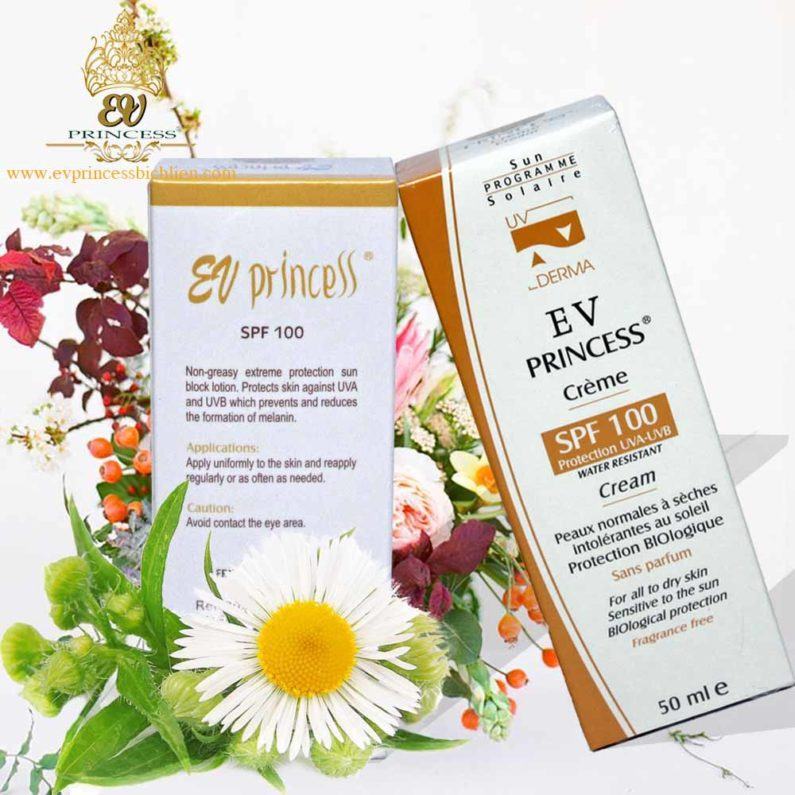 EV Princess 100 SPF Sun Block Lotion kem chống nắng