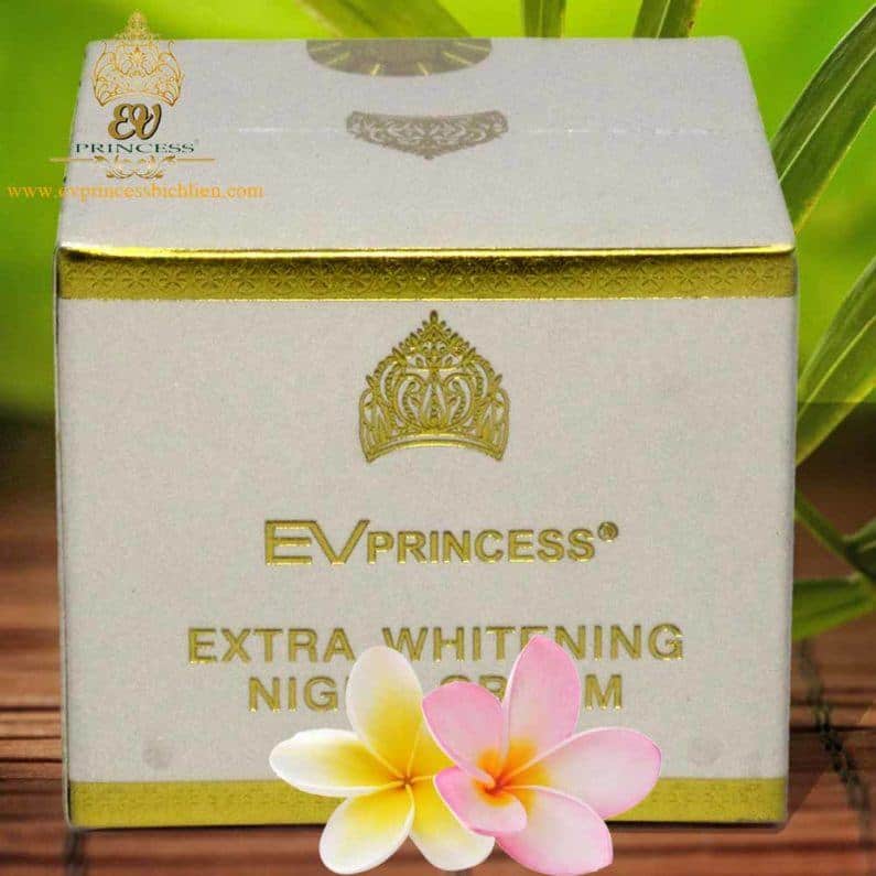 EV Princess Extra Whitening Night Cream sản phẩm dưỡng trắng da
